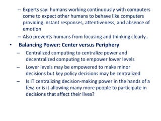 Five moral dimensions of information systems pdf | PDF