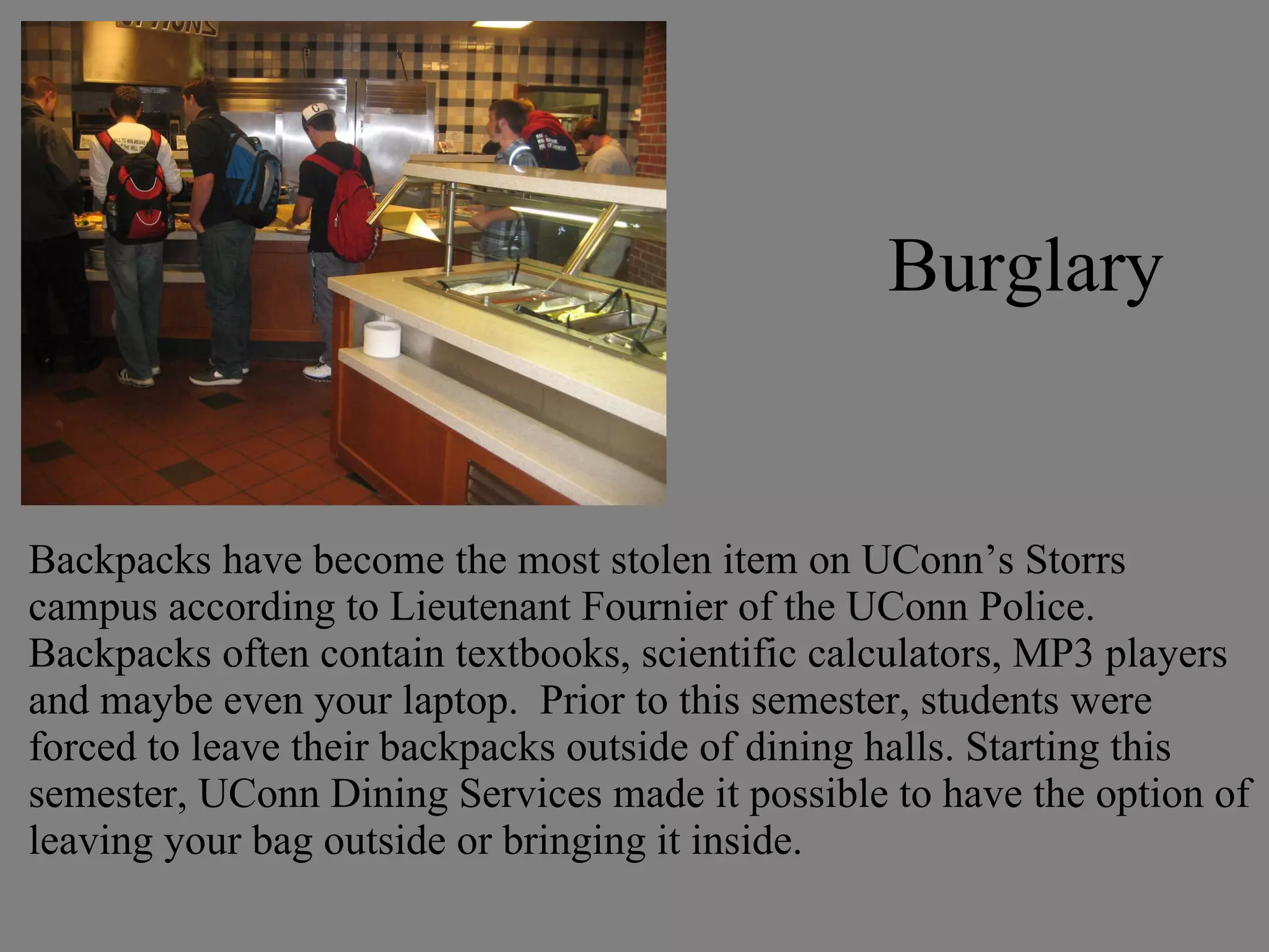 Five most common arrests @ u conn | PPT