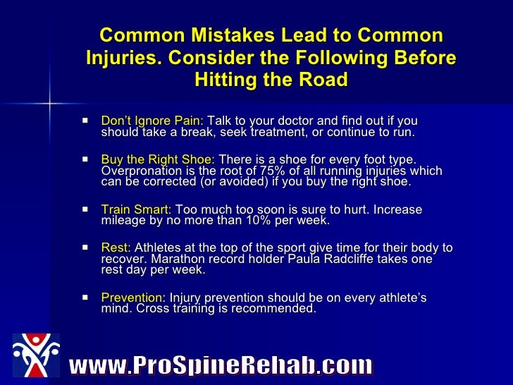 Five Most Common Running Injuries Five Most Common Running Injuries