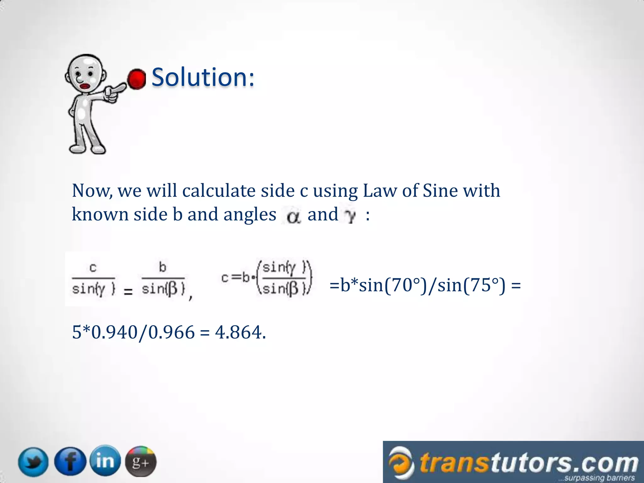 Five most comprehensive examples of triangle laws | PPTX | Physics ...