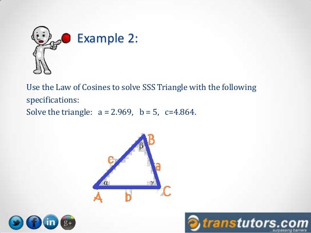 Five most comprehensive examples of triangle laws