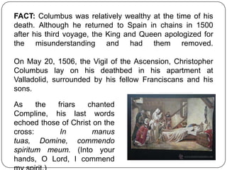 Five Myths about Christopher Columbus | PPTX