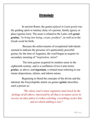 Five myths about genius | PDF