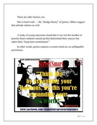 Five myths about genius | PDF