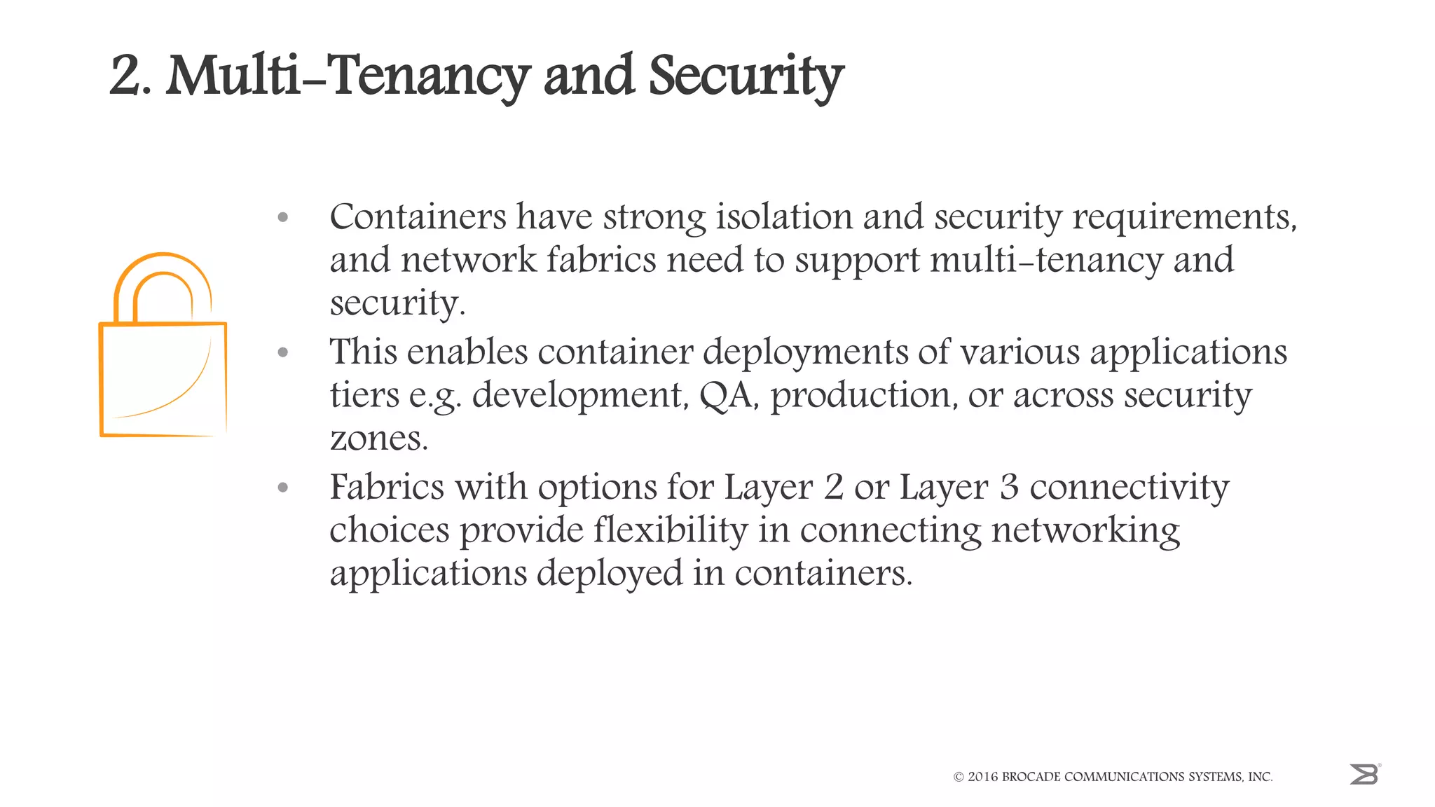 Five Networking Must - Haves For Containers | PPTX