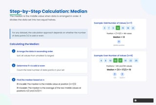 Five Numbers Summary – A Visual Guide to Descriptive Statistics | PDF
