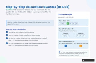 Five Numbers Summary – A Visual Guide to Descriptive Statistics | PDF
