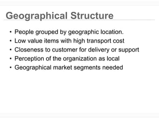 Five Organisational Structures | PPT