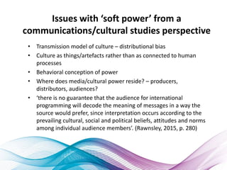 Five paradoxes of soft power in a post globalization era | PPTX