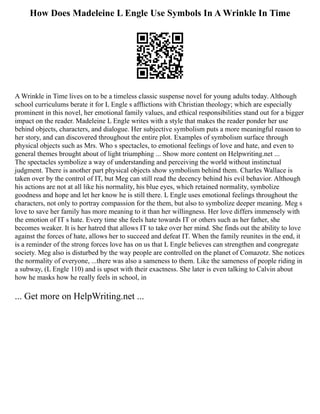 Five Paragraph Essay Examples For High Schoo | PDF