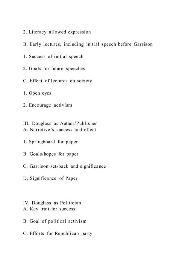 Five Paragraph Outline A classic composition format is | PDF