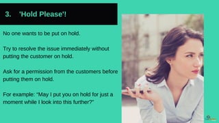 5 Phrases Call Center Agents Should Avoid At All Costs | PPT