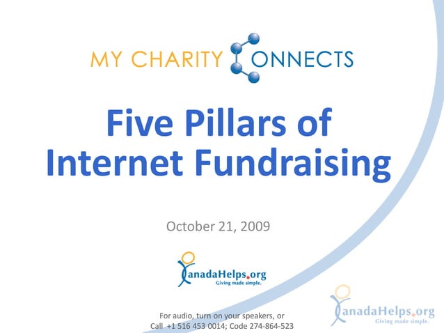 Five Pillars Of Internet Fundraising | PPT