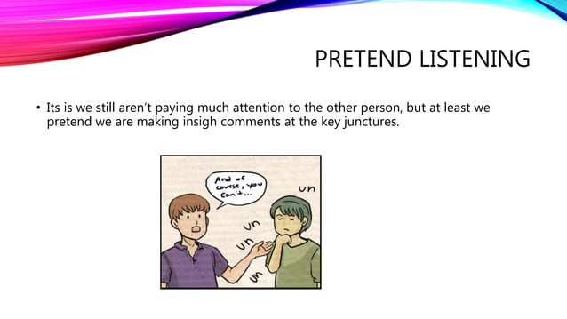 Five poor listening | PPTX