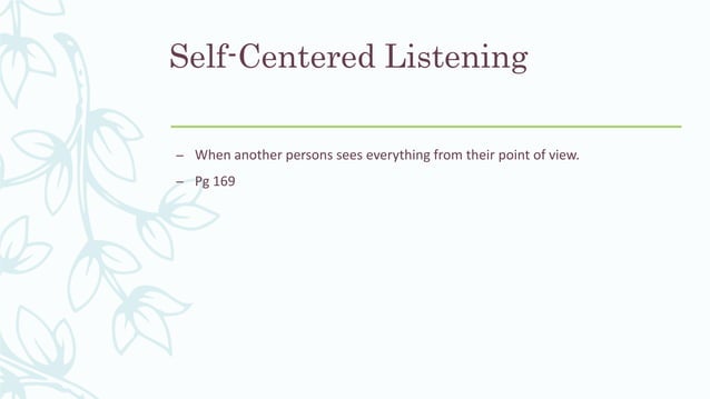 Five poor listening styles | PPT