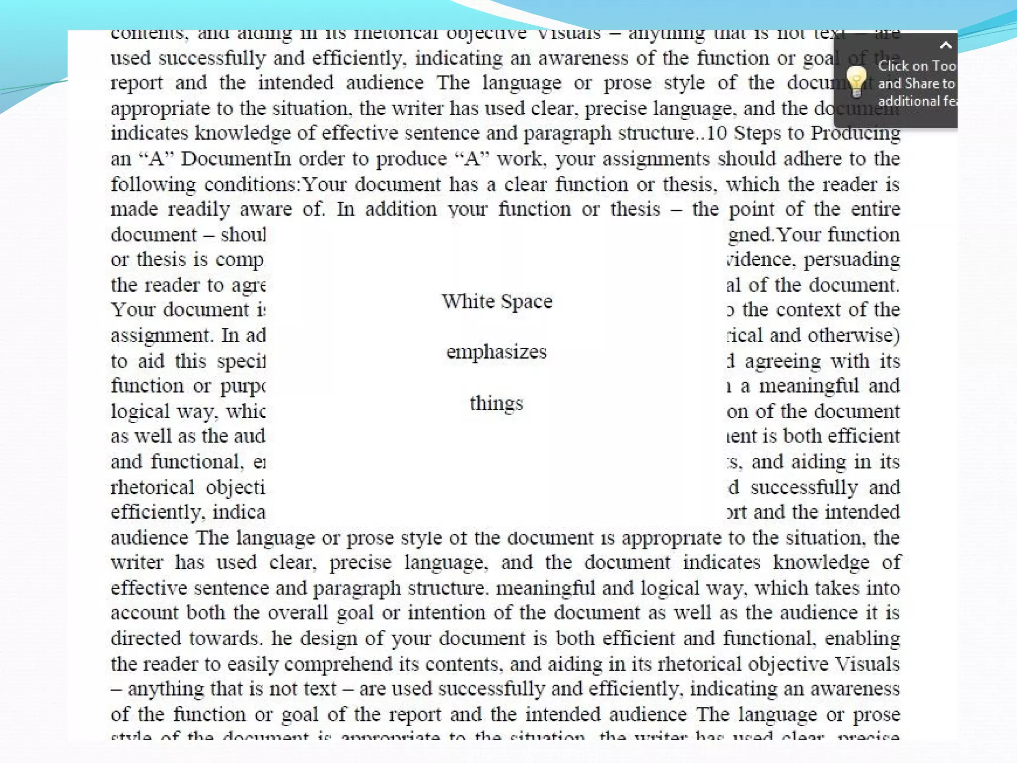 Five principles of document design | PPT