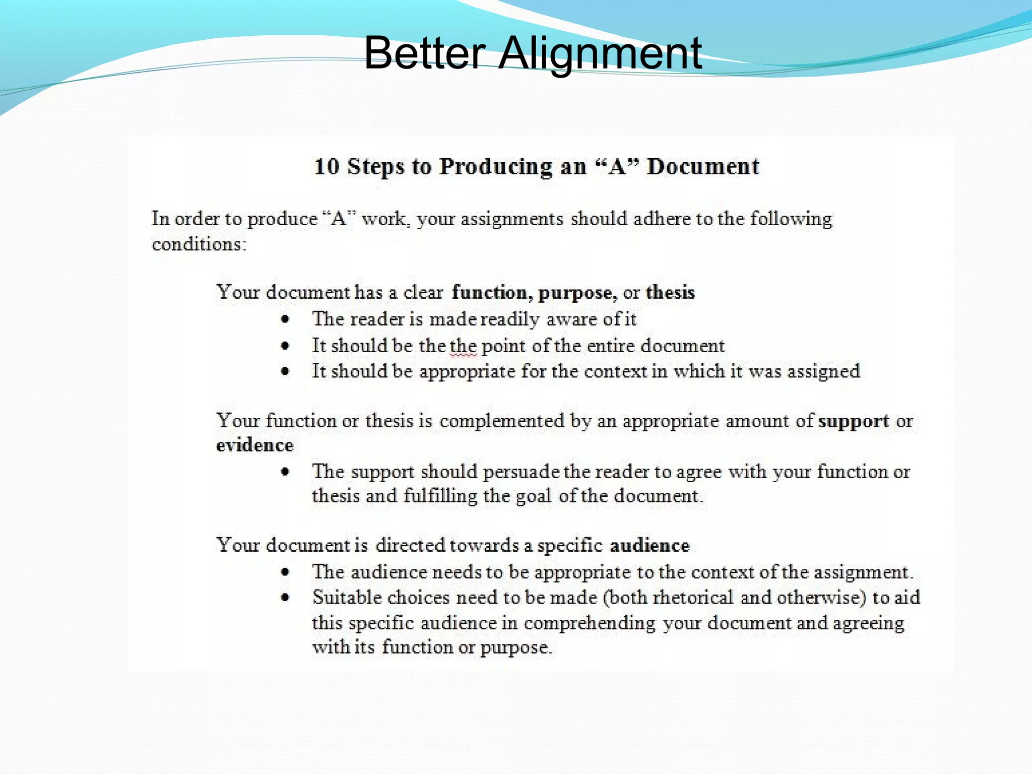 Five principles of document design | PPT