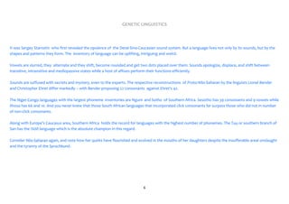 Five protolanguages and a mother tongue | PPT | Free Download