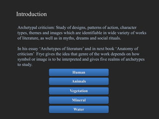 Five realms of archetypes in tragedy and comedy | PPTX | Comedy | Genres