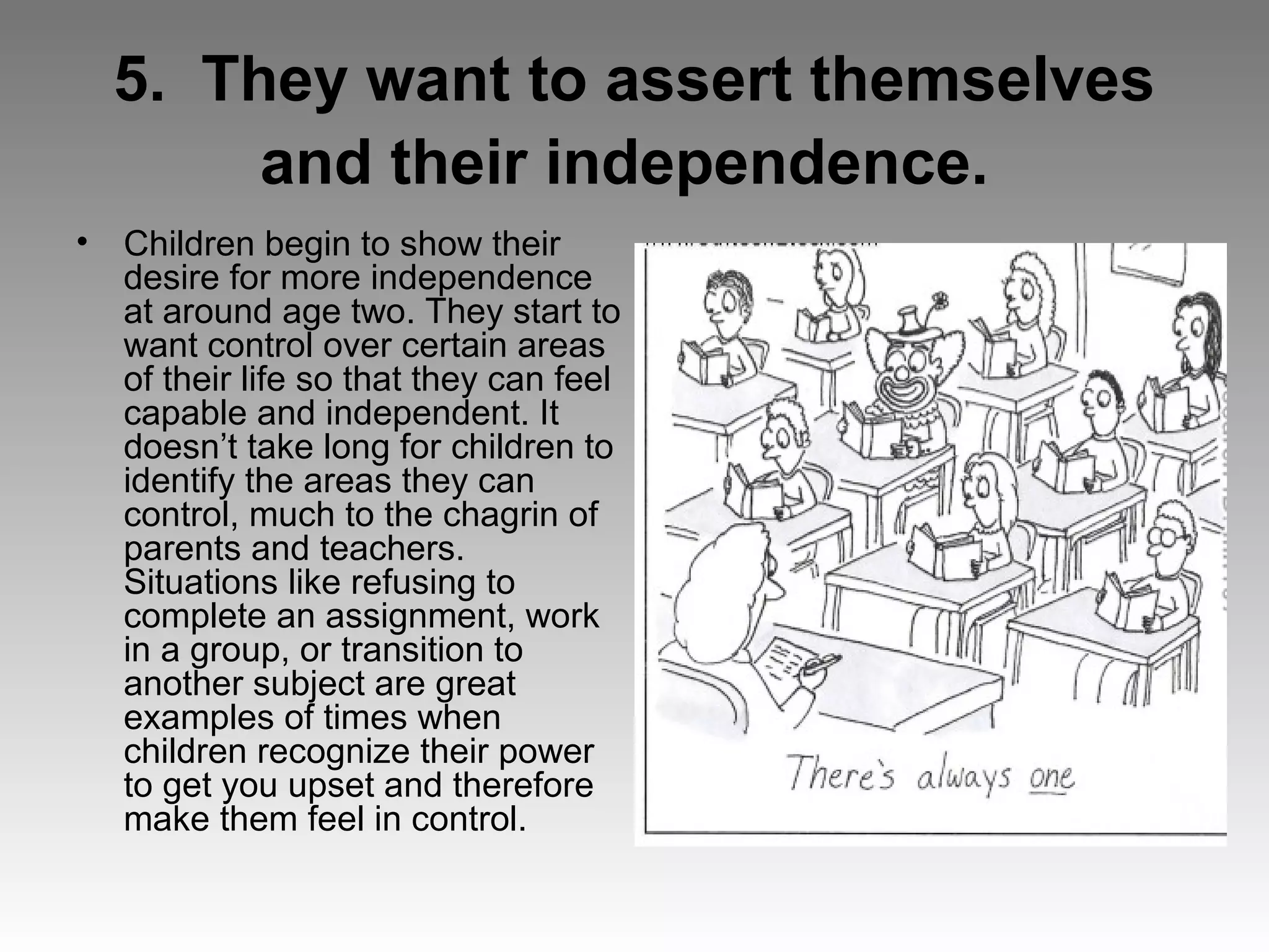 Five reasons for student misbehavior | PPT