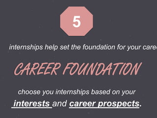 Five reasons why internships are so important | PPTX