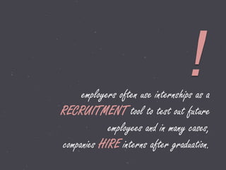 Five reasons why internships are so important | PPTX