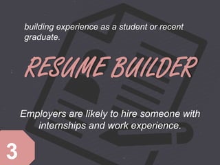 Five reasons why internships are so important | PPTX