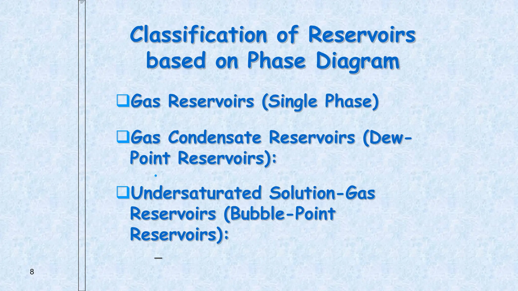 Five Reservoir Fluids in petroleum engineering | PDF