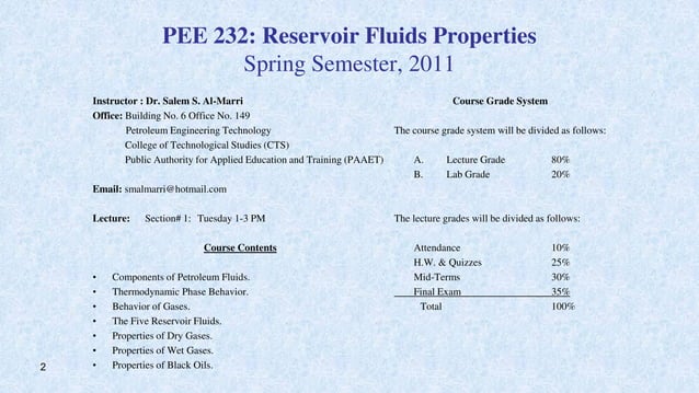 Five Reservoir Fluids in petroleum engineering | PDF