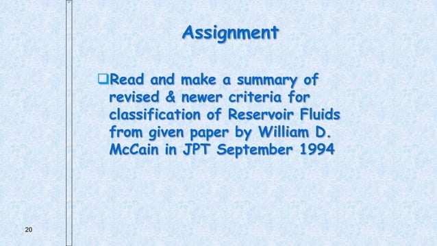 Five Reservoir Fluids in petroleum engineering | PDF