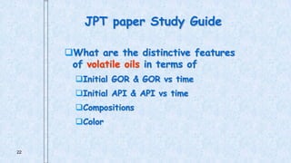 Five Reservoir Fluids in petroleum engineering | PDF