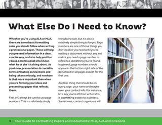 Your Guide to Formatting papers and Documents: MLA, APA, and Citations ...