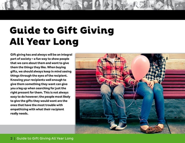 Guide to Gift Giving All Year Long | PPT