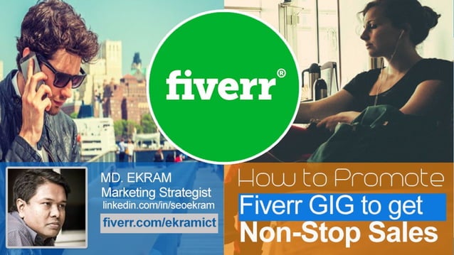 How to promote FIVERR GIG to get non-stop sales? | PPT