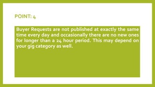 FIVERR exclusive: few buyer request at fiverr | PPTX