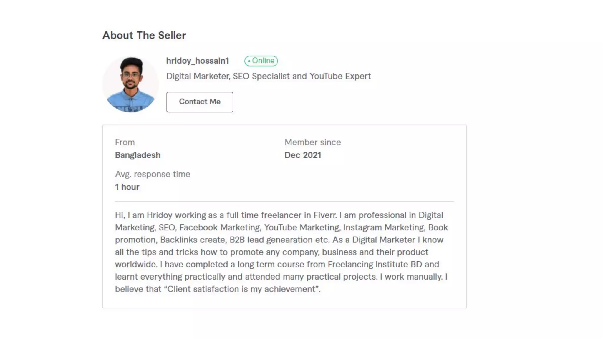 Fiverr marketing gig | PPT