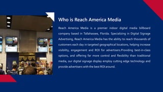 Reach America Media Digital Signage | PPT
