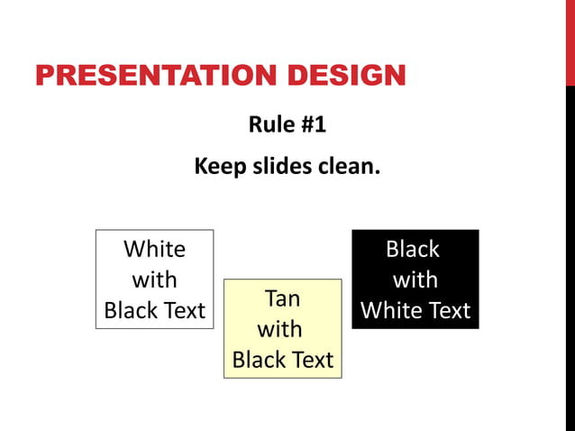 Five Rules for PowerPoint Design | PPTX