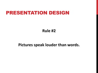 Five Rules for PowerPoint Design | PPTX | Education