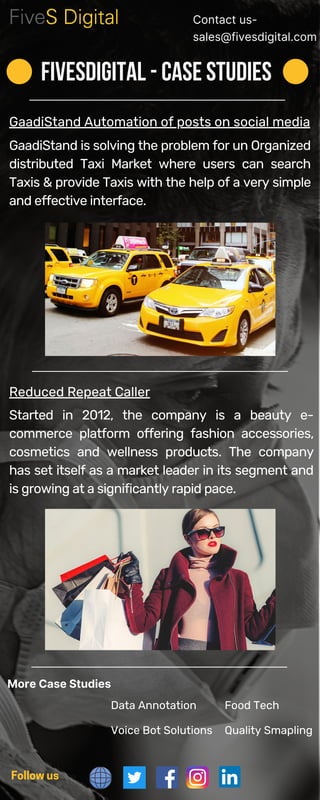 FiveSDigital Case Studies | PDF