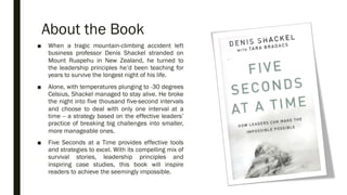Five seconds at a time - Book Summary | PDF