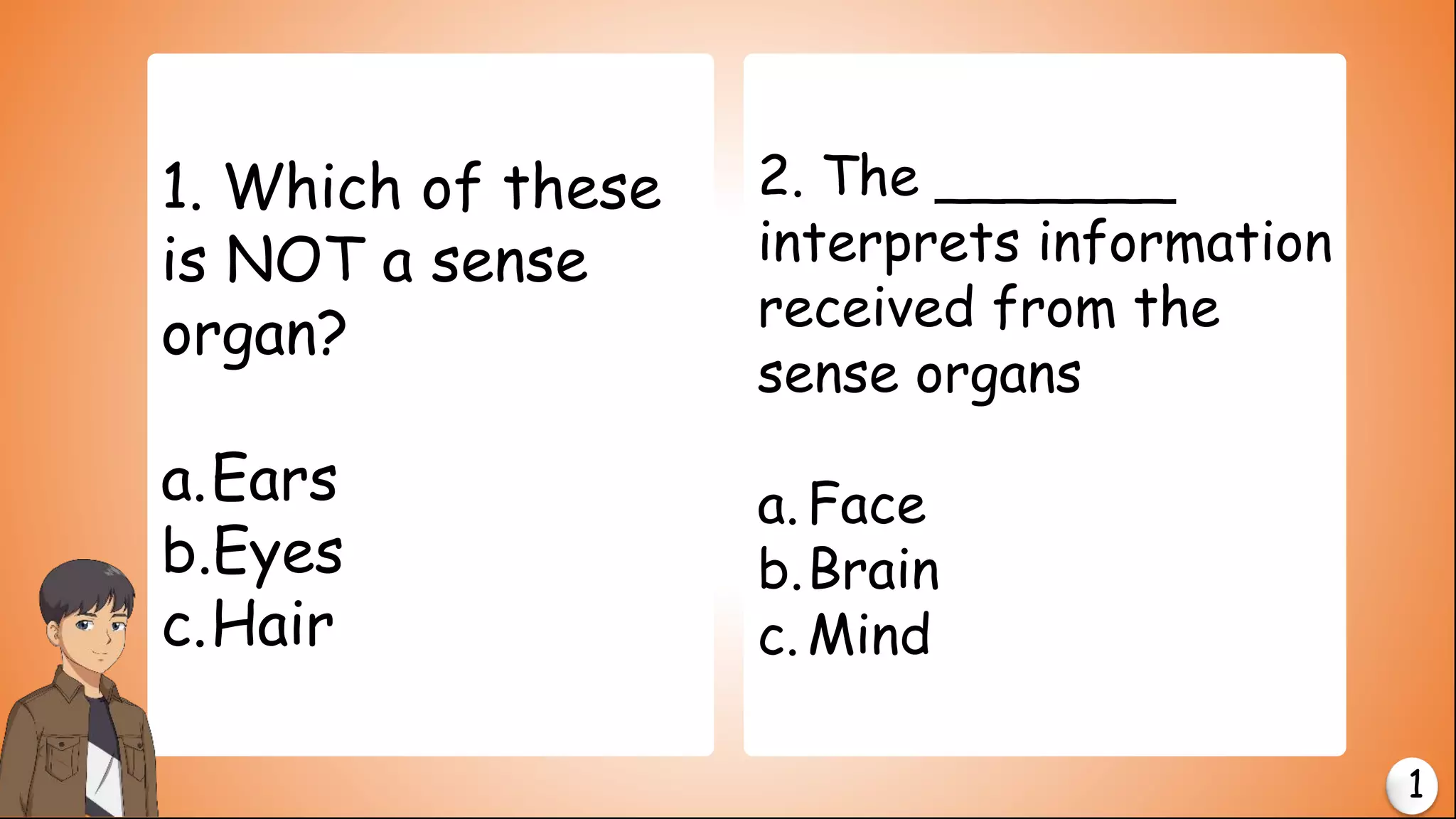 Five Senses Quiz | PDF