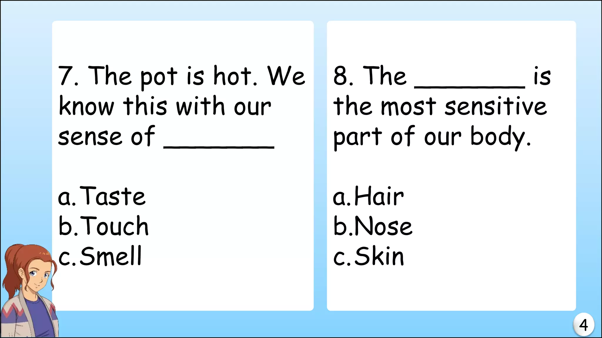Five Senses Quiz | PDF
