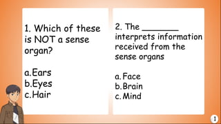 Five Senses Quiz | PDF