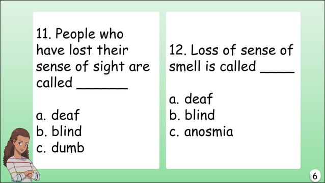 Five Senses Quiz | PDF