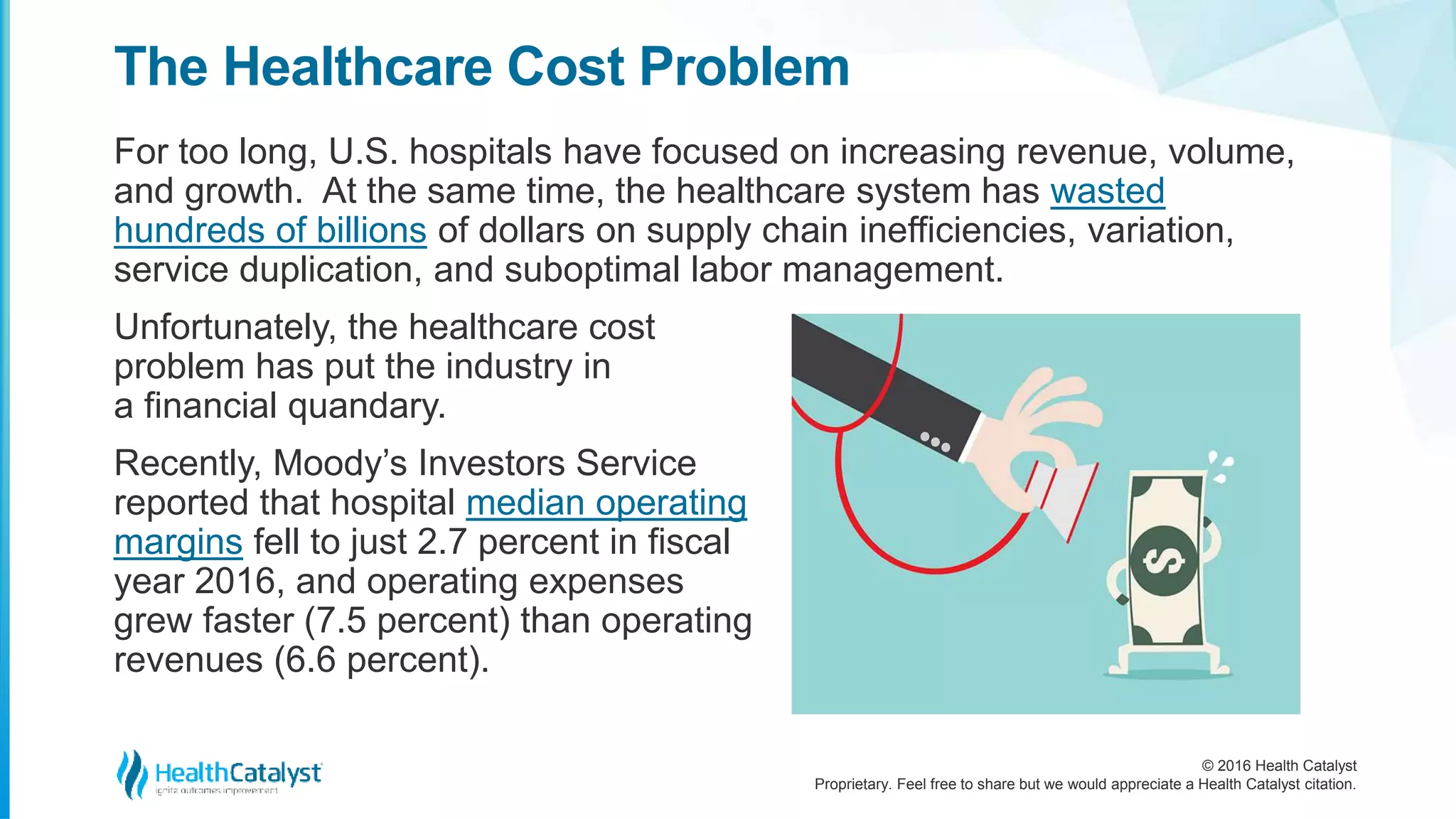 Five Solutions to Controlling Healthcare's Cost Problem | PPTX