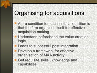 Five stage model of mergers and acquisitions | PPT