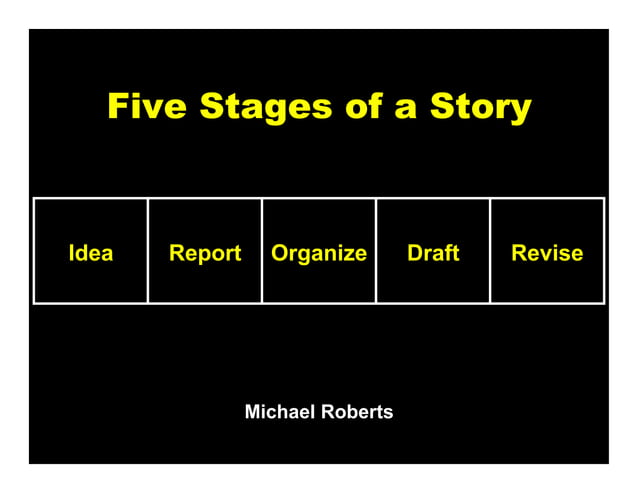 Five stages of a story | PPT