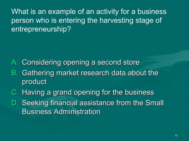 Five stages_of_the_entrepreneurial_process | PPT