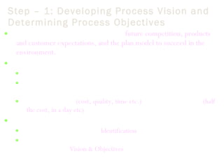 Five Step Methodology To Implement Bpr | PPT | Computer Software and Applications | Computing